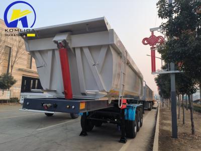 China 3axle Dump Trailer Tipper Trailer Dumper Semi Trailer for Construction Materials for sale
