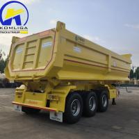 China Sinotruk 3axle U Shape 70ton Dump Trailer Dumper Semi Trailer Wabco Braking System for sale
