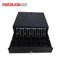 China Electronic Mini Metal RJ11 Mechanism Locking POS Cash Drawer 4 Bill 8 Coin for sale