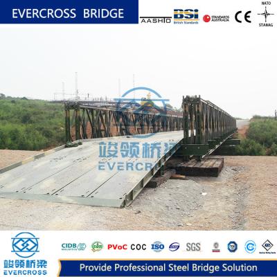 China S460J0 Steel Compact Bailey CB200 Bridge - 30ft to 200ft Spans, 7.35m Double Lane Width for sale
