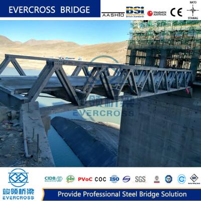 China Delta Modular Steel Bridge 35-91m Span with 4.2m Single Lane or 7.35m Double Lane Configuration for sale