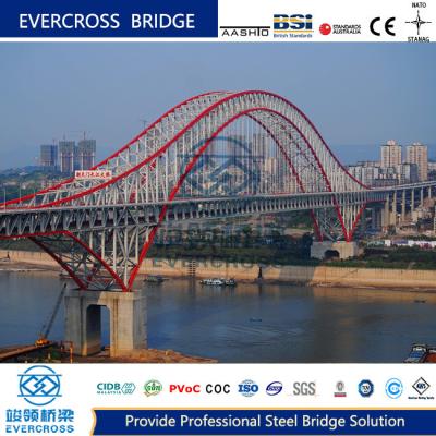 China Permanent Steel Arch Bridge Prefab Structure - 10-300M Span Capacity with High Strength Steel Grades S355-S460 for sale