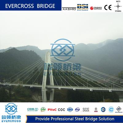 China ODM Steel Cable Stayed Bridge for Large Span Applications - 10M to 300M Design Spans with High-Strength Steel Construction for sale