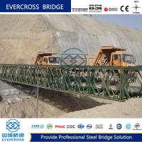 China Compact-200 Bailey Bridge Single Lane Steel Frame Bridge 30ft-200ft Span 3.15m/4.2m Roadway for sale