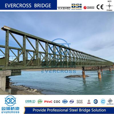 China Compact 200 30.48m Single Truss Bailey Bridge - 3.15m/4.2m Roadway, 30-200ft Span Range for sale