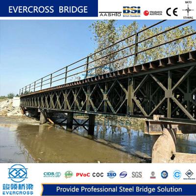 China Portable Steel Bailey Bridge 30-200ft Span | 3.15m-7.35m Width | CB100/CB200 Types for sale