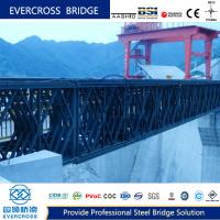 China Prefabricated Steel Bailey Bridge Single Design Load 30ft-200ft Long Life COC Certificate for sale