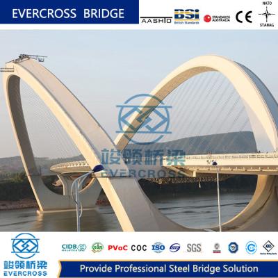 China PVOC Certified Steel Arch Bridge - 10-300M Spans with High Loading Capacity for Industrial Applications for sale
