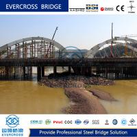 China Large Span Steel Arch Bridge 10-300m with Painted Surface | AASHTO HS20-44 Loading Capacity for sale