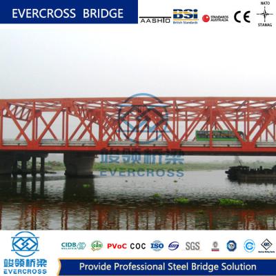 China Permanent Steel Truss Bridge with 10-300M Span Range and 60-100T Loading Capacity for Highway Applications for sale
