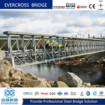 China OEM Modular Steel Bridge System with 35-91m Span Range and Heavy Load Capacity for Industrial Applications for sale