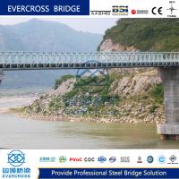 China Customized Steel Pedestrian Bridge Galvanized Footbridge 35m-91m Span for Parks Walkways for sale