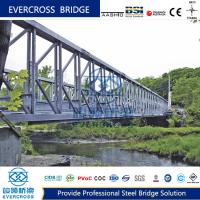 China Double Lane Modular Steel Bridge 35m-91m Span with 7.35m Roadway Width for Heavy Load Applications for sale