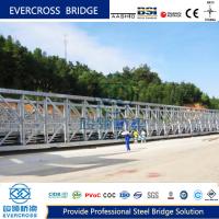 China GW D Type Modular Steel Bridge with 35-91m Span Range and 4.2m/7.35m Roadway Width Options for sale