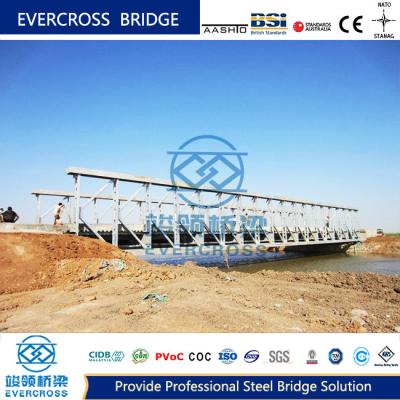 China Modular Prefabricated Steel Pedestrian Bridges - 35m to 91m Spans, 4.2m to 7.35m Widths - Custom Load Design for sale