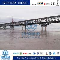 China High Strength Bailey Truss Bridge Prefab Steel Structure with Steel Deck - 10M to 300M Spans, 60T Loading Capacity for sale