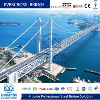 China Permanent Steel Cable Suspension Bridge 10-300M Span with AASHTO HS20-44 Loading Capacity and ISO9001 Certification for sale