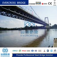 China Heavy Loading Steel Cable Suspension Bridge with 10M-300M Spans and AASHTO HL93 Loading Capacity for Highway Construction for sale