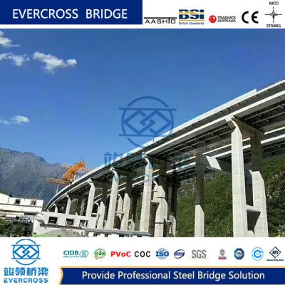 China Custom Steel Box Girder Bridge 10-300m Span with AISC Standards and High Load Capacity for sale