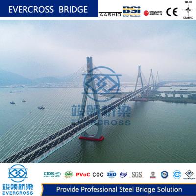 China Cable-Stayed Bridge System with 10-300m Spans and MLC110 Loading Capacity for Highway and Railway Applications for sale