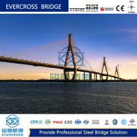 China Composite Cable-Stayed Steel Bridge with 10-300M Spans and AASHTO HL93 Loading Capacity for Highway Infrastructure for sale
