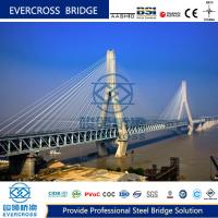 China COC Certified Cable Stayed Steel Bridges 10-300M Span with AASHTO HL93 Loading & S355JR Steel Grade for sale