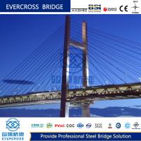 China Custom Steel Cable-Stayed Bridge 10-300M Span with AASHTO HL93 Loading & ISO Certifications for sale
