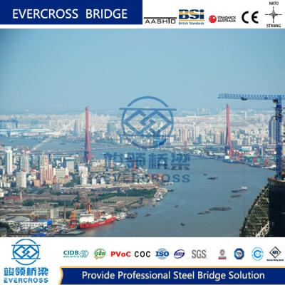 China Customizable Cable-Stayed Bridge with 10-300M Spans and 100T Loading Capacity for Construction Projects for sale