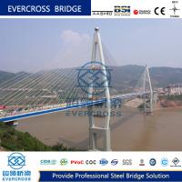 China Painted Cable Suspended Bridge Long Life Cable Straight Bridge OEM 10-300m Span for sale