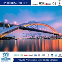 China Steel Truss Pedestrian Bridge with 10-300M Span Capacity, High Load Rating up to 100 Tons, and Custom Design Options for sale