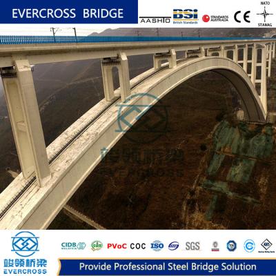 China Steel Arch Bridge Long Span 10-300m Stainless Steel Truss Arch Bridge for Highway and Railway for sale