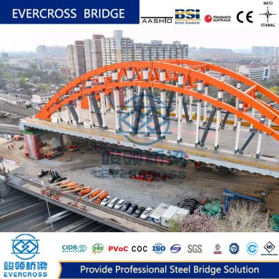 China Customizable Steel Arch Bridge 10m to 300m Span for Highway and Railway Use for sale