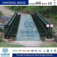 China CB100 Bailey Bridge Portable Steel Structure 30-200ft Span with 3.15m-7.35m Roadway Width for Temporary and Emergency Applications for sale