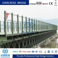 China Q355B Prefabricated Steel Bailey Bridge - 30ft-200ft Spans, 100 Ton Capacity - Hot-Dip Galvanized Steel Construction for sale