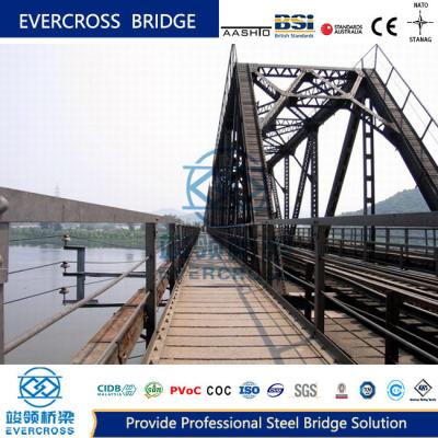 China Portable Steel Box Truss Bridge with Composite Deck - EN10113 S460N Steel, 10-300M Spans, MLC110 Loading Capacity for sale