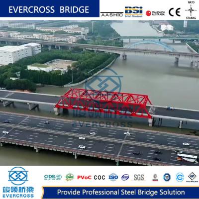China Medium Span Steel Bailey Bridge 10M-300M with AASHTO HL93 Loading Capacity and ISO9001 Certification for sale