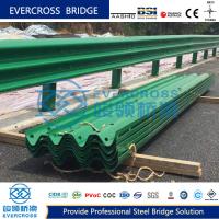China Highway Anti-Collision Guardrail 3048mm Galvanized Spray Green - Double & Three Wave Types with 10-25 Year Lifespan for sale