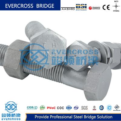 China Grade 8.8 High Strength Bolts M16-M30 for Structural Steel Construction with 75-275KN Pre-tension for sale
