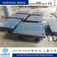 China Bridge Rubber Bearings 350×400mm to 450×450mm with 1326-1936 kN Load Capacity for Structural Shock Absorption for sale