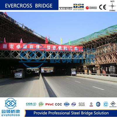 China Bailey Type Bridge Scaffolding 3m-60m Height Q355 Steel Epoxy Zinc-Rich Coating for sale