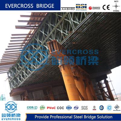 China Bailey Type Bridge Scaffolding Construction Platforms Multiple Rows 3m Span Q355 Steel for sale