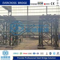 China HD321 Bailey Bridge Pier System with 1m Truss Components and Square Column Design for Bridge Support for sale