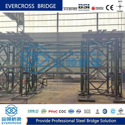 China HD321 Bailey Bridge Pier System with 1m Truss Components and Square Column Design for Bridge Support for sale