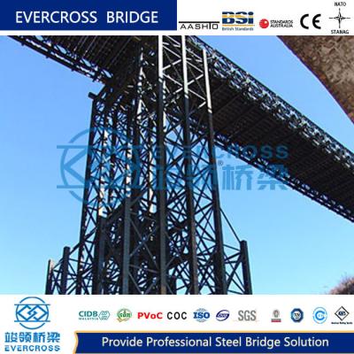 China Heavy Loading Bailey Bridge Pier For Portable Steel Bridge for sale