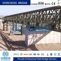 China Portable Steel Bailey Bridge Pier Adjustable Height 1m Truss Easy Installation for sale