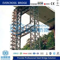 China Customized Bailey Bridge Pier Steel Girder Railway Bridge for sale