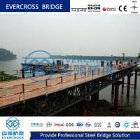 China AISI Steel Bailey Type Platform Bridge Heavy Loading 60m Span Modular Design for sale