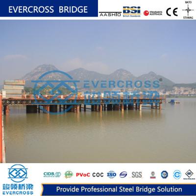 China CNAS Pedestrian Truss Bridge Bailey Type Platform With Large Load Capacity for sale
