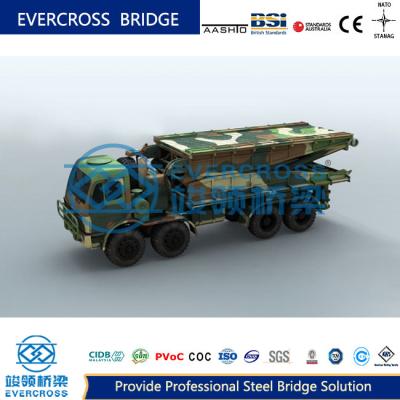 China GB355B Steel Bailey Bridge - 60 Ton Load Capacity, 15m Span Emergency Mechanized Bridge System for sale