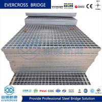 China Steel Grating Plate 20-75mm Width with 30-130mm Spacing for Industrial Walkways and Platforms for sale
